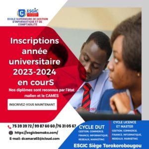 INSCRIPTIONS EN COURS ANNÉE UNIVERSITAIRE 2023-2024 – Le service vous ...